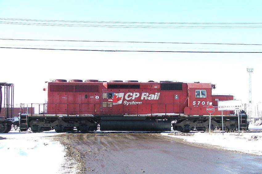 CP 5701 (SD40-2): The GreatRails North American Railroad Photo Archive