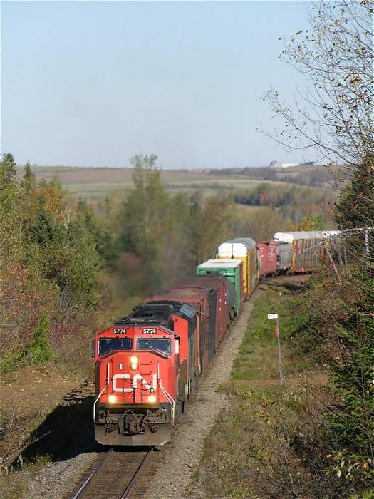 CN M30831-11 at Mile 172 Above Salmon River Valley: The GreatRails ...