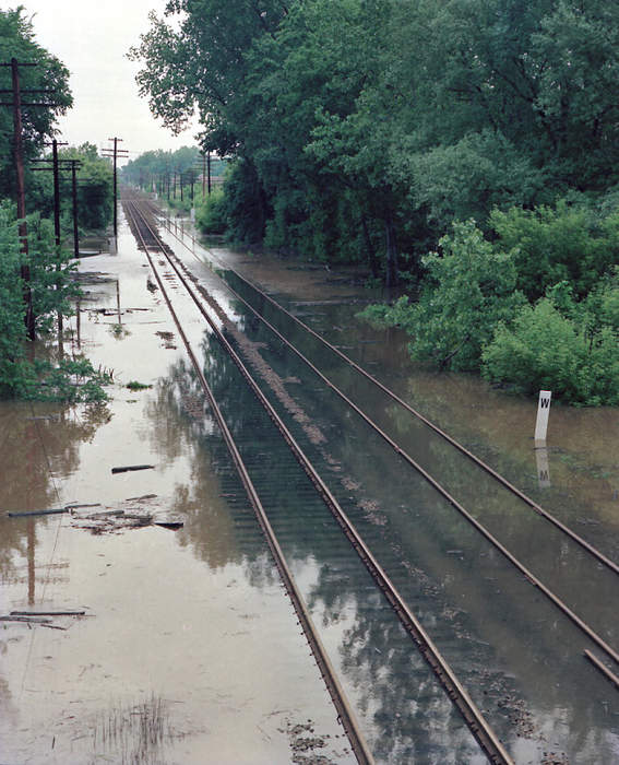 Flood of 1984: The GreatRails North American Railroad Photo Archive