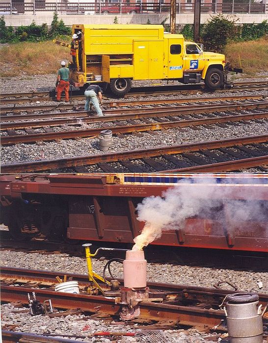 Rail welding: The GreatRails North American Railroad Photo Archive