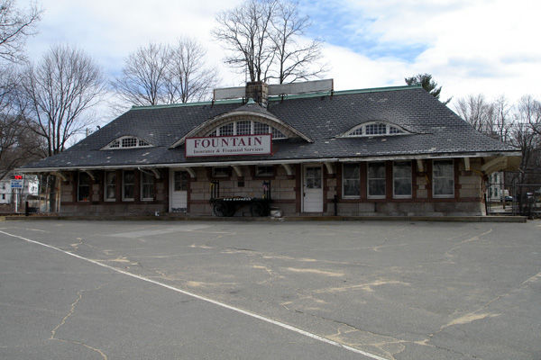 Old Station in Warren: The GreatRails North American Railroad Photo Archive