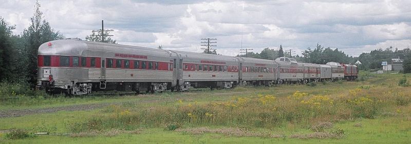 Acadian Tourist Train on NB Southern Railway.: The GreatRails North ...