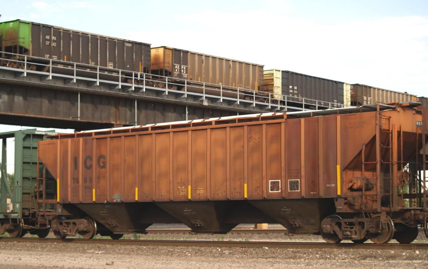 Illinois Central & Gulf Covered Hopper #766977: The GreatRails North ...