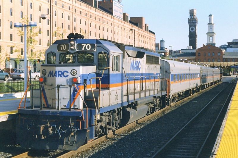 MARC AT CAMDEN YARDS: The GreatRails North American Railroad Photo Archive
