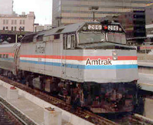 Amtrak Locomotive #206 at South Station, Boston, MA: The GreatRails ...