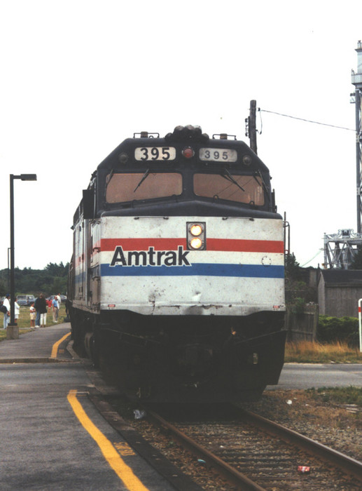 Amtrak EMD F40PH Engine #395 at Buzzards Bay, MA: The GreatRails North ...