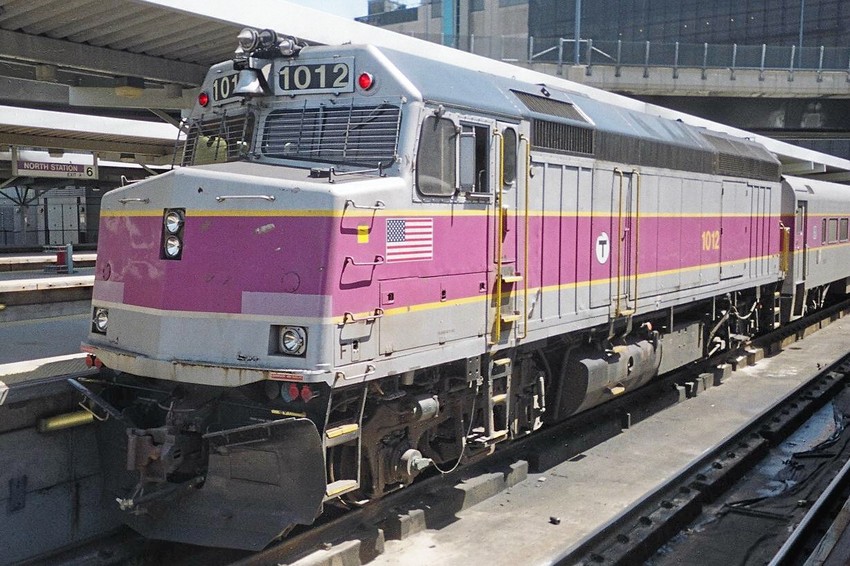 MBTA engine no. 1012: The GreatRails North American Railroad Photo Archive