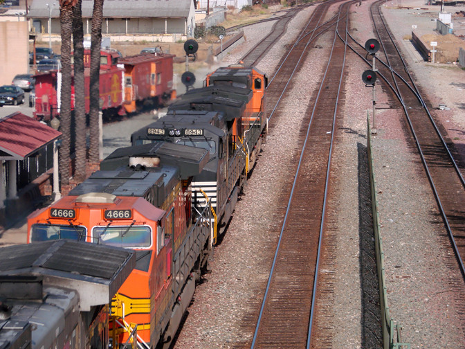 Outbound freight passes underneath: The GreatRails North American ...
