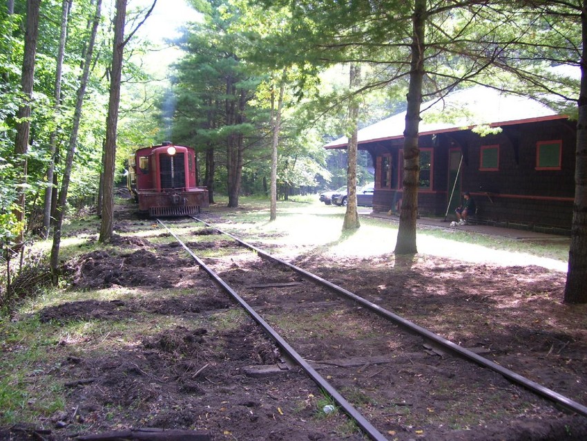 CMRR Work Train at Cold Brook Station: The GreatRails North American ...