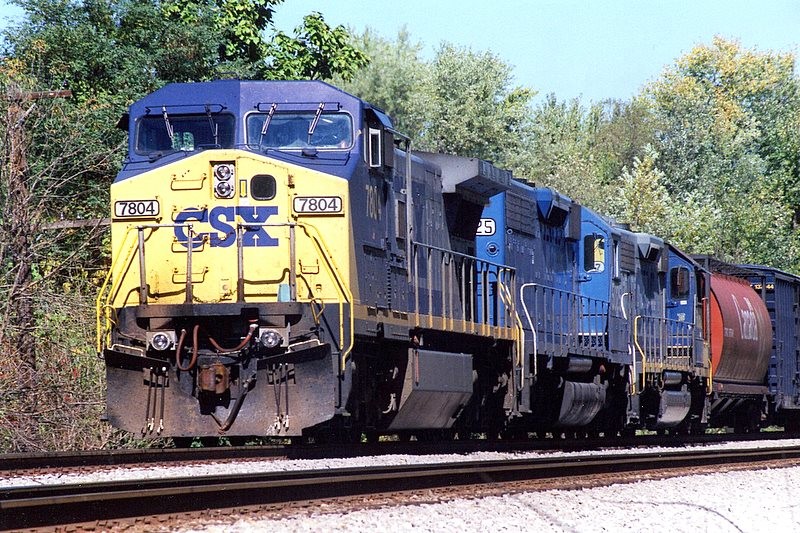 CSX #7804: The GreatRails North American Railroad Photo Archive