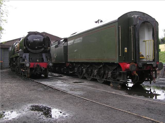 Bulleid pacific "Canadian Pacific" at Ropley.: The GreatRails North ...