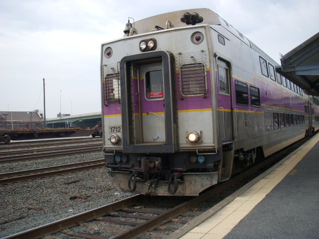 MBTA Cab Car 1712 Leaves Worcester Union Station: The GreatRails North ...