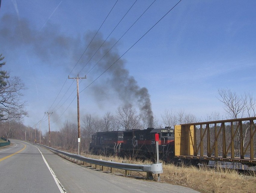 GP35 214 smoking: The GreatRails North American Railroad Photo Archive