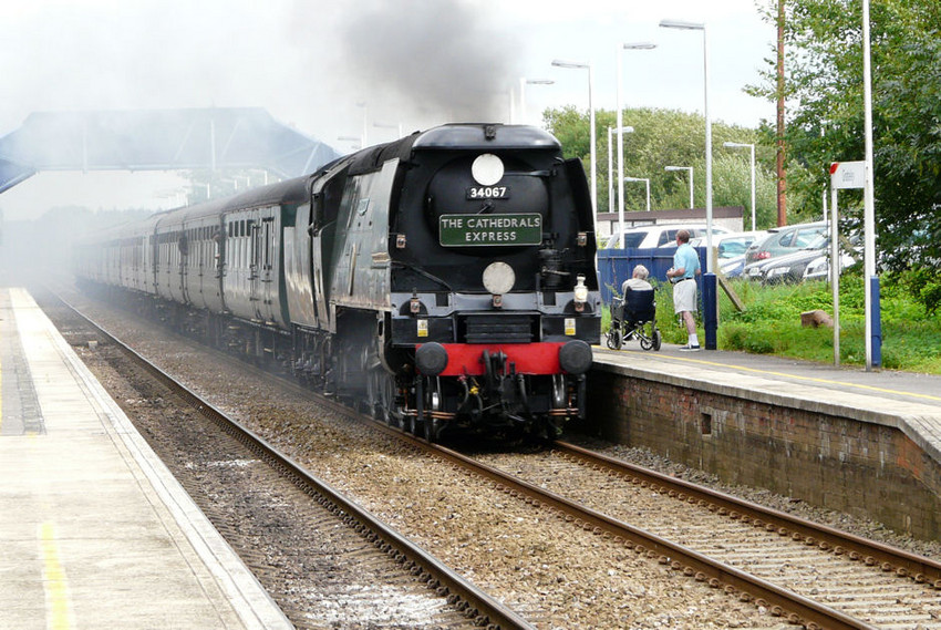 "Tangmere" at Grateley: The GreatRails North American Railroad Photo ...