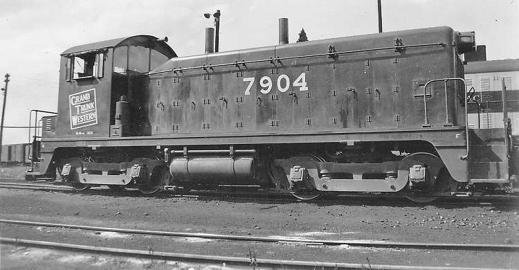 Grand Trunk Western EMD NW2 Diesel Switcher, Durand, Michigan, Summer ...