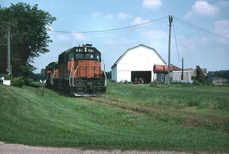 Milwaukee Road Branch Line Train near Viroqua, Wisconsin, 1974: The ...