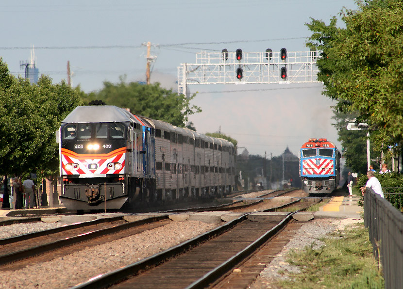 Metra 403 + 188: The GreatRails North American Railroad Photo Archive
