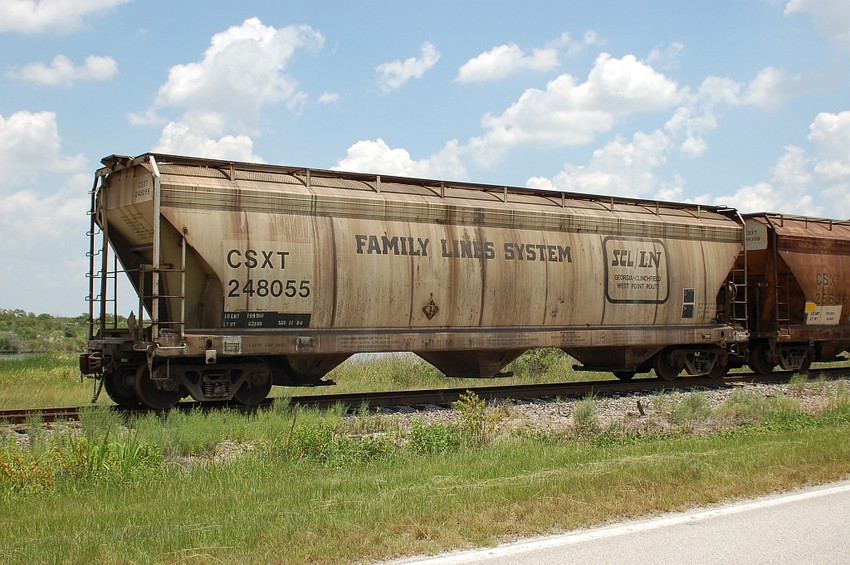 CSXT, Ex Family Lines System, Covered Hopper No. 248055: The GreatRails ...