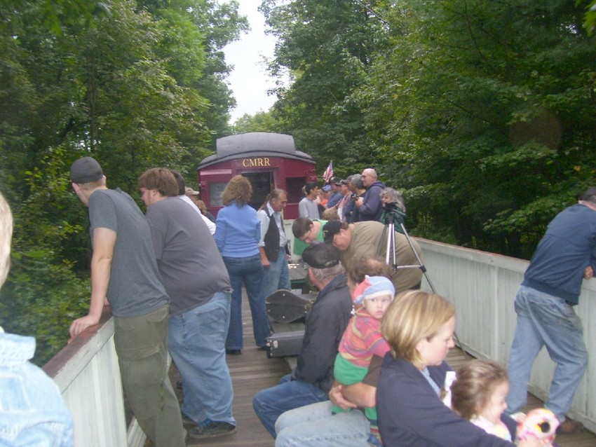 CMRR Volunteer Train Heading Towards Cold Brook: The GreatRails North ...