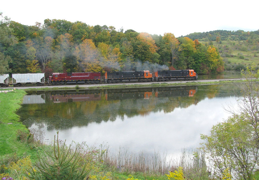 Crossing the reservoir @ Andover: The GreatRails North American ...