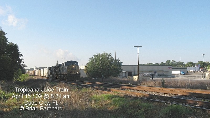 Tropicana Juice Train: The GreatRails North American Railroad Photo Archive