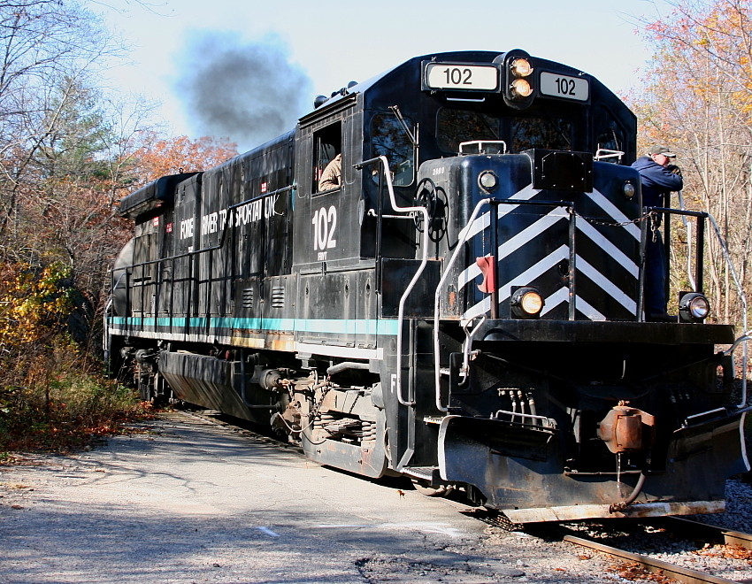 Fore River Railroad's 102 in Quincy, Ma: The GreatRails North American ...