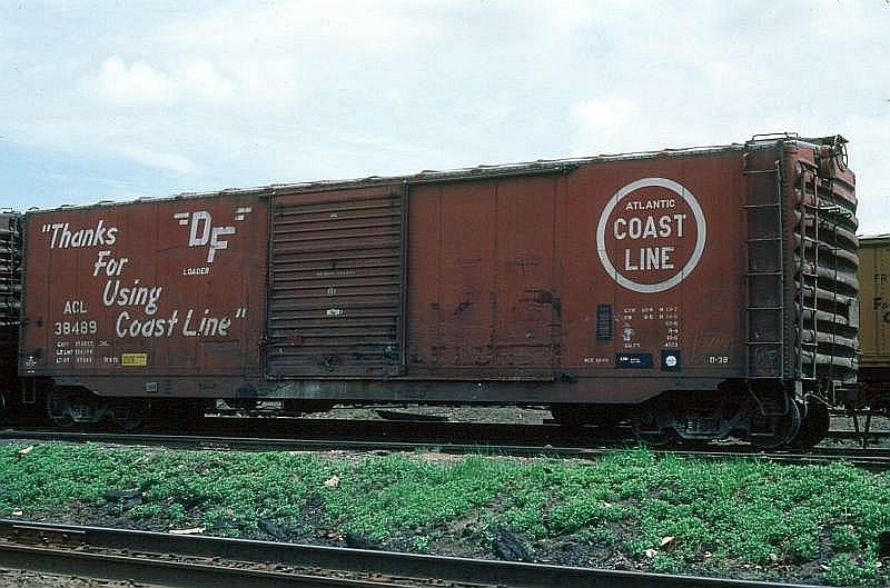 ACL Box Car No. 38489: The GreatRails North American Railroad Photo Archive