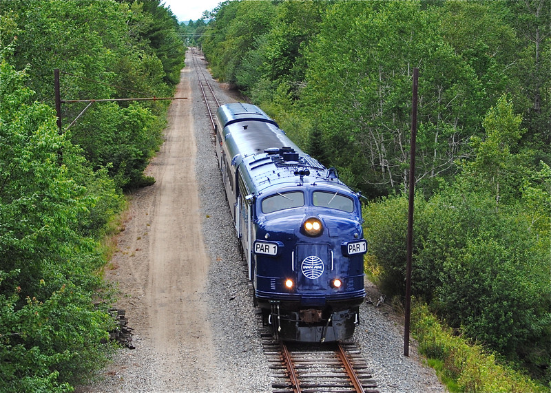 PAR 1 seen from Route 115: The GreatRails North American Railroad Photo ...