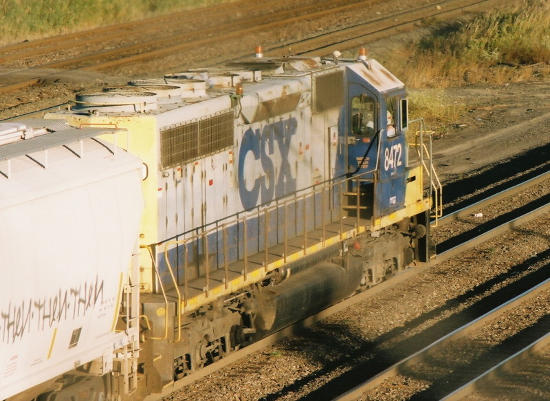CSX #8472 [SD40-2] @ CSX Selkirk Yard - Selkirk, NY: The GreatRails ...