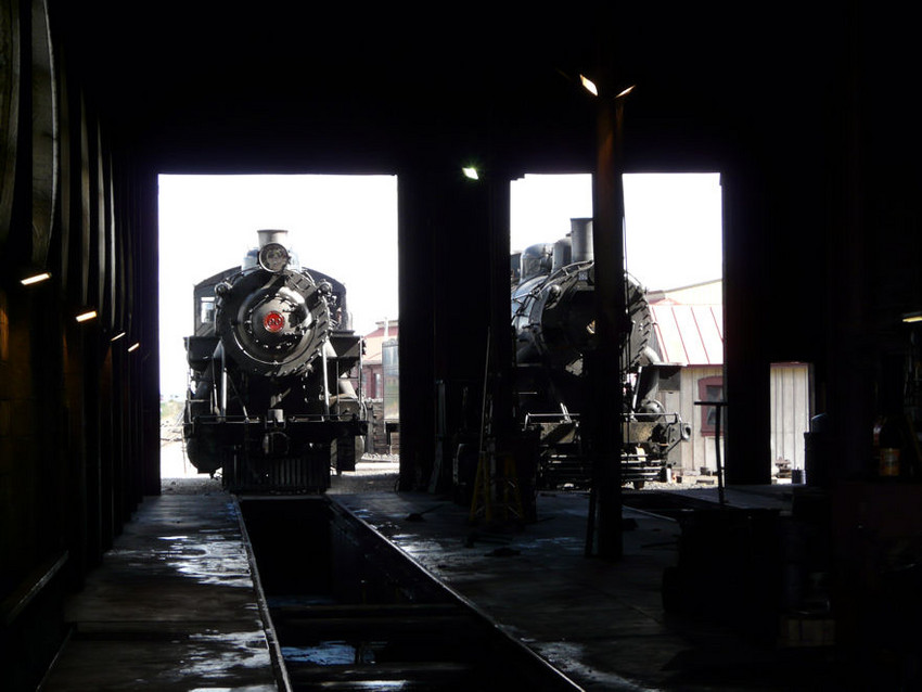 The classic through the shed shot...: The GreatRails North American ...