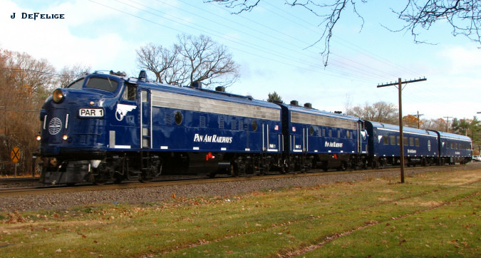 Pan Am Business Train at Shirley MA: The GreatRails North American ...