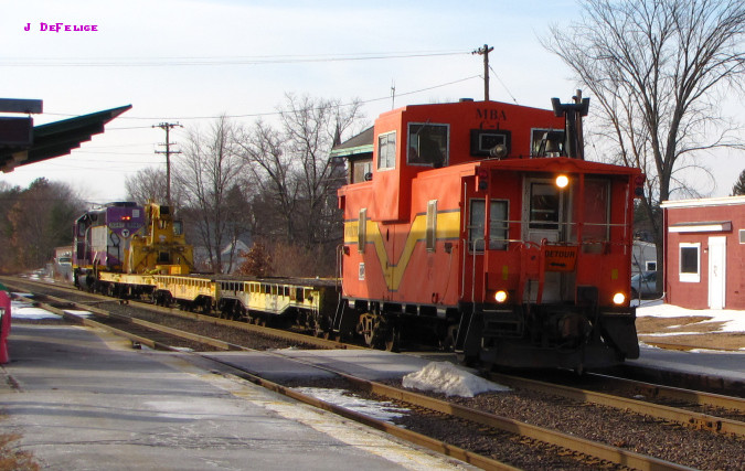 MBTA Work Train PIC 1: The GreatRails North American Railroad Photo Archive