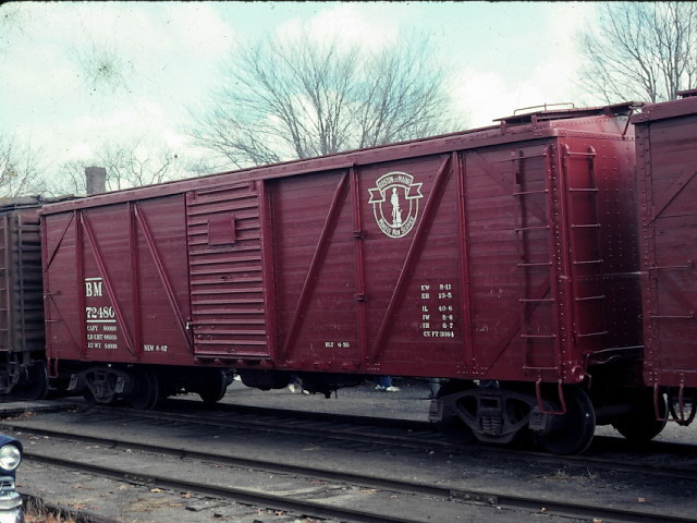 B&M boxcar: The GreatRails North American Railroad Photo Archive