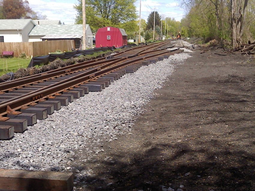 New Finger Lakes Railway runaround track in Watkins Glen, NY: The ...