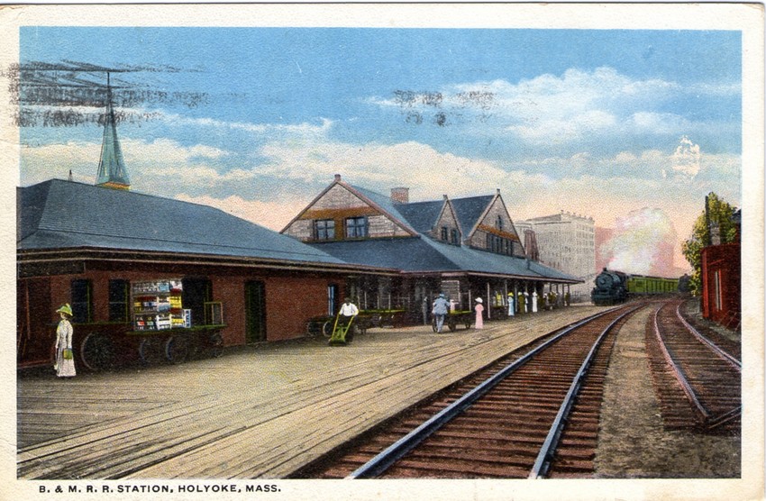 B&M Railroad station Holyoke, MA: The GreatRails North American ...