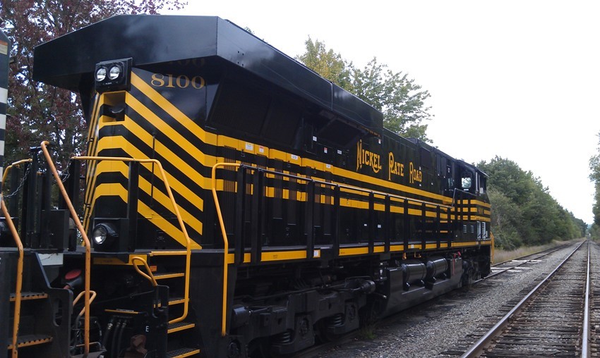 Rear View of the NS 8100: The GreatRails North American Railroad Photo ...
