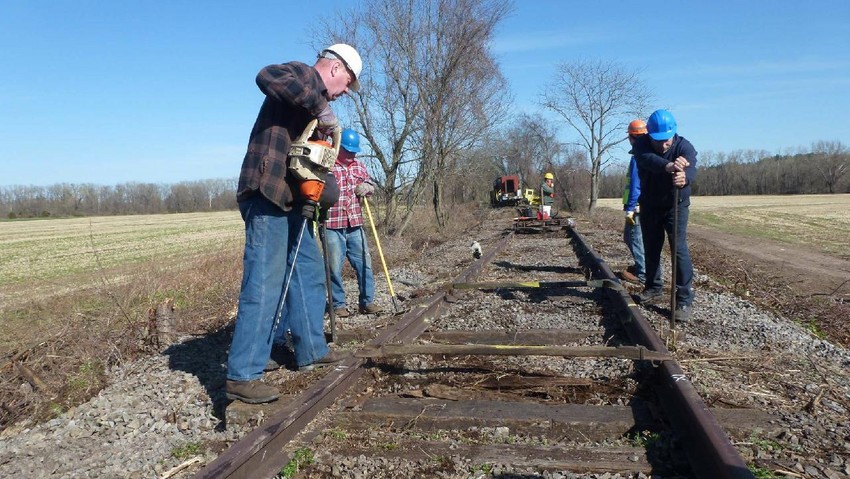 Spiking and Plating Track: The GreatRails North American Railroad Photo ...