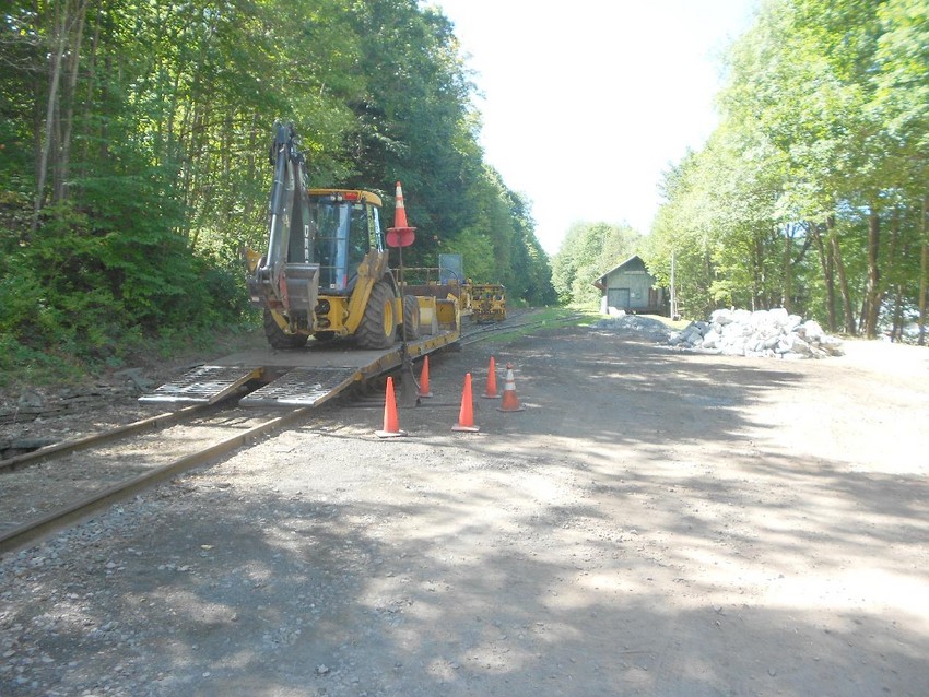 Trackwork At Fleishman's: The GreatRails North American Railroad Photo ...