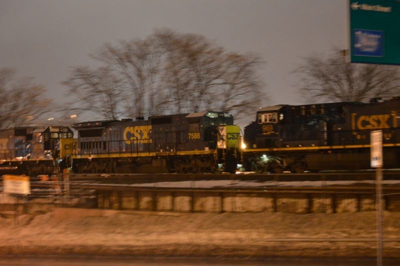 CSX#7588 Std Cab Dash 8: The GreatRails North American Railroad Photo ...