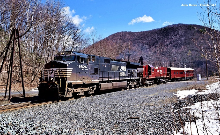 NS Geometry Train At Florida, MA: The GreatRails North American ...