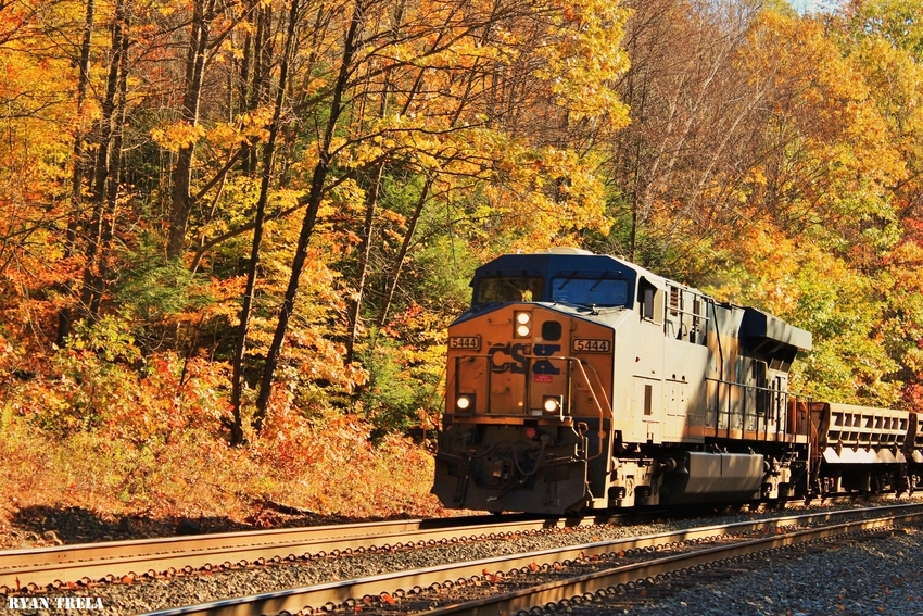 Empty rock train in at MP129: The GreatRails North American Railroad ...