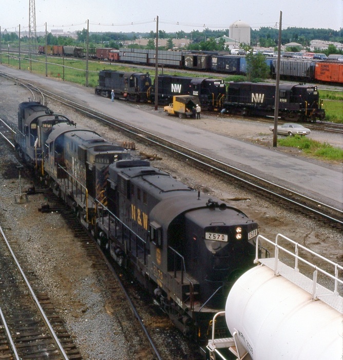 Gaggle of N&W RS-11s at Bison Yard Buffalo: The GreatRails North ...
