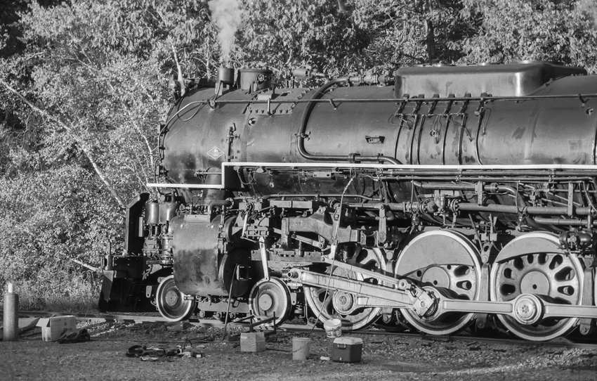 A Closer View of C&O 614 At Campbell Hall With Parts Removed: The ...