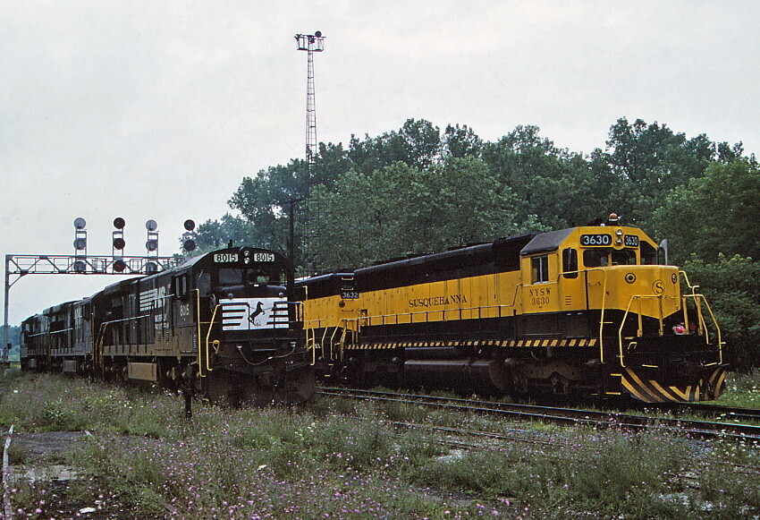 NS & NYSW @ East Glenville, NY: The GreatRails North American Railroad ...
