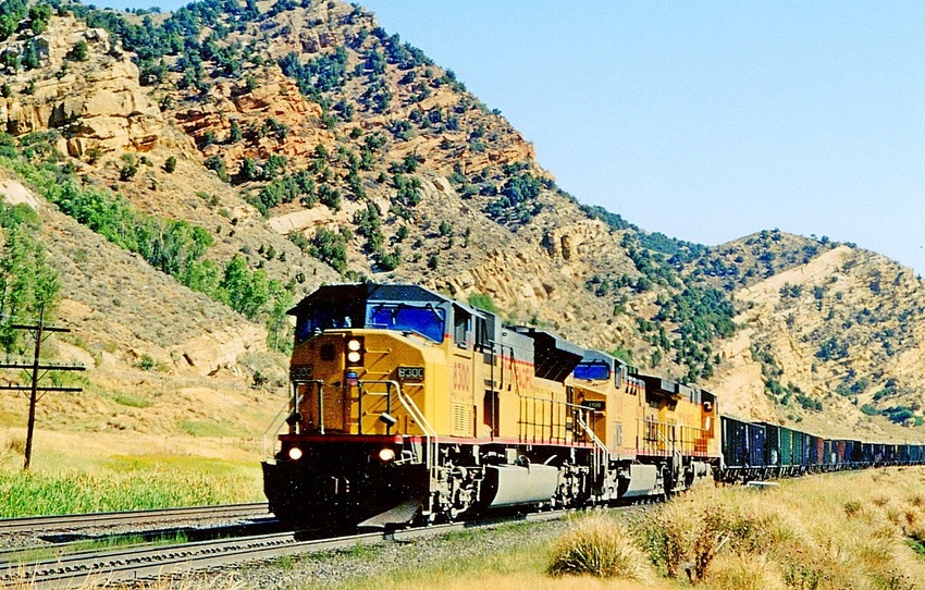 UP Coal train at Echo Canyon Utah: The GreatRails North American ...