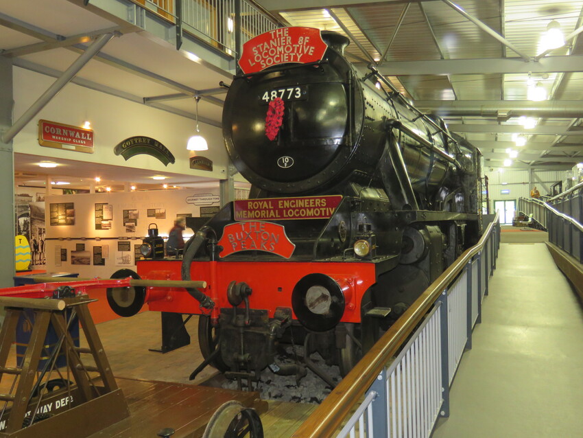 On display in the engine house at Highley: The GreatRails North ...
