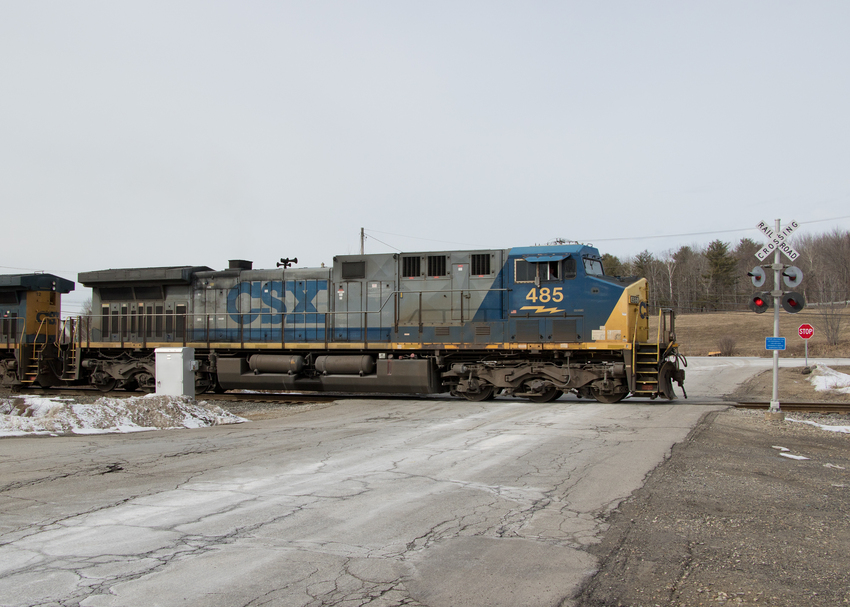 CSXT 485 Leads M426 at Allied Rd.: The GreatRails North American ...