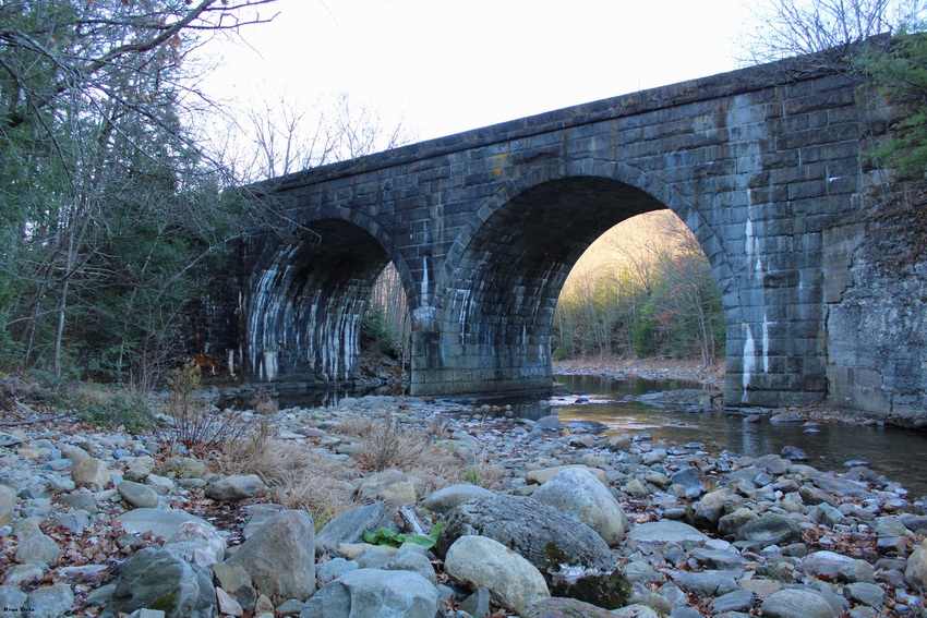 Double Arch Bridge: The GreatRails North American Railroad Photo Archive